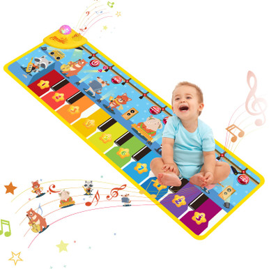 Gyabnw Music Piano Mat - Playmat for Kids, Early Educational Toys ...