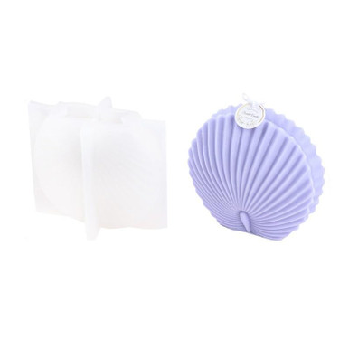 Candle molds Large Geometric 3D Folding Fan Silicone Candle Mold ...