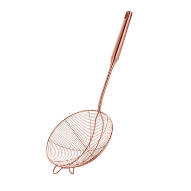 Skimmer Slotted Spoon Strainer Ladle Skimmer Stainless Steel Strainer ...