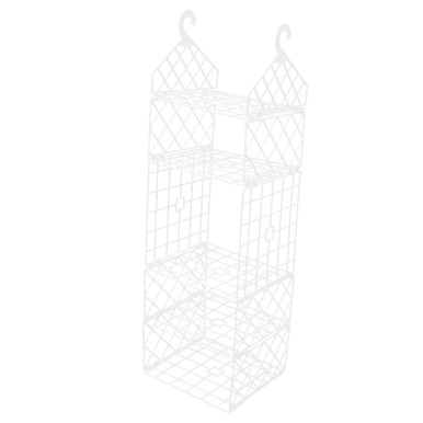 BUGUUYO Closet Organizer Over Storage Shelves Hanging Wire Shelf Random ...
