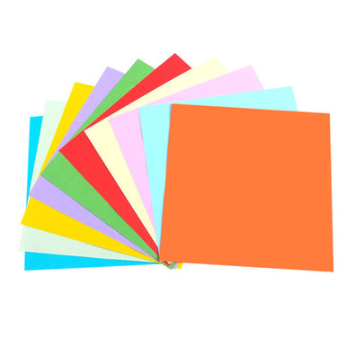 Operitacx 10 Packs Foldable Papers Double Sided Origami Square Paper ...
