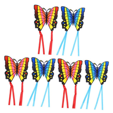 CLISPEED 6 Pcs Flying Kite with Cord Kids Flying Toys Giant Kites ...