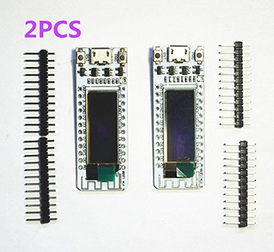 2PCS WIFI ESP8266 development board of Arduino IDE NodeMcu LUA s with 0.91inch OLED display ...
