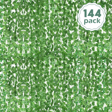 144 Packs Fake Vines Fake Ivy Leaves Artificial Ivy Garland Greenery ...