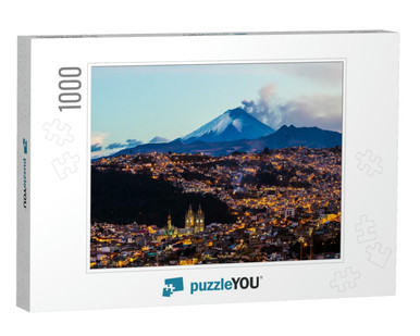 Cotopaxi Volcano Eruption Seen from Quito, Ecuador... Jigsaw Puzzle ...