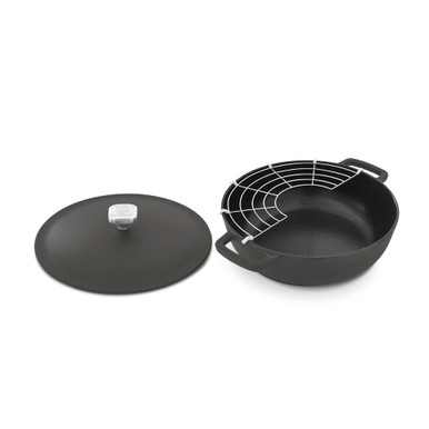 DASH Zakarian by Dash 4.5Qt Nonstick Cast Iron Braiser for Braising ...