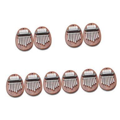 ERINGOGO 10 Pcs Thumb Gift Wooden Kalimba African Kalimba Mini Kalimba ...