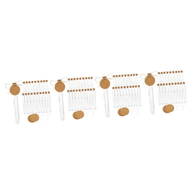 VOSAREA 4 Sets Test Tube Set Clear Vial Sample Terrarium Container DIY ...