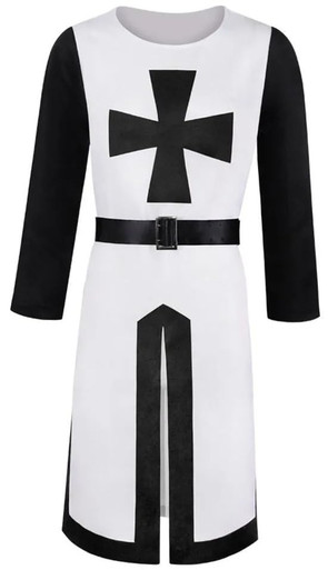 Templar Knight Tunic Medieval Tunic Cotton Blend Tunic Knight Costume ...