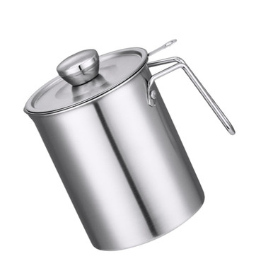 Ciieeo 3pcs Stainless Steel Filter Cup Oil Strain Pot Cooking Grease ...