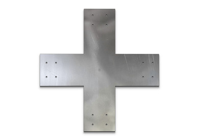 Structural Design X Bracket for 6x6 Post, 6x6 Bolt Plate, 6 Inch X ...