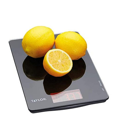 Taylor Pro Digital Ultra Thin Kitchen Food Scales, Compact Slimline ...