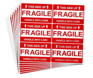 3x5 Inch Fragile Stickers for Shipping, 198 Pcs Fragile Stickers ...