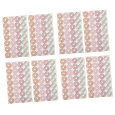 Operitacx 16 Sheets Tag Hole Sticker for Note Paper Reinforcement ...