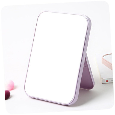 Mikinona Table Mirror with Stand Office Mirror Folding Desk Mirror ...