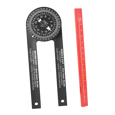 DOITOOL 1pc Protractor Angle Measuring Tool Coping Miter Cut Corner ...