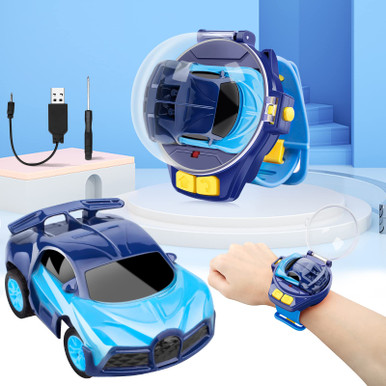 SumFun Watch Remote Control Car Toy, Upgraded 2.4GHz Mini Wrist Remote ...