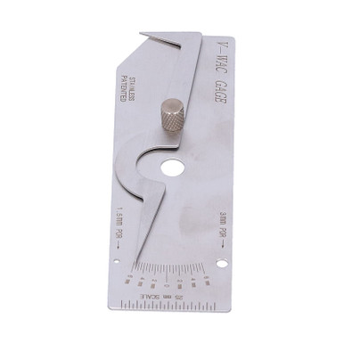 Welding Gauge,V WAC Type Undercut Gauge Single Fillet Weld Depth Gauge ...