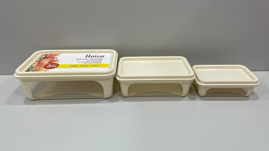 Unica Co-injection Rectangle Container, Food Storage Container with Air ...