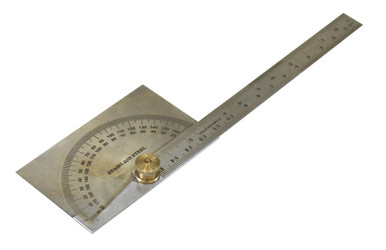 PRECISE Carpenter's Stainless Steel Protractor Angle | Durable ...