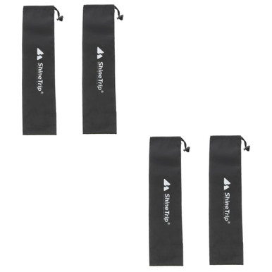 4 PCS tent pole bag walking stick bag hiking poles bag pole carry case ...