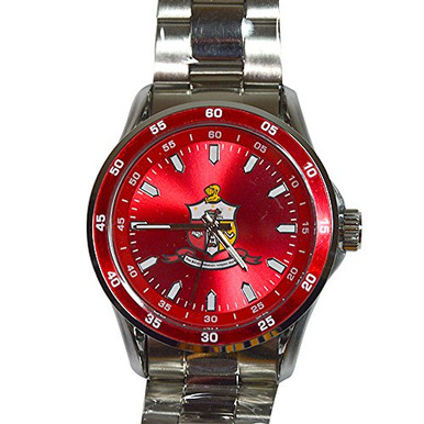Desert Cactus Kappa Alpha Psi Crest Silver Color Metal Fraternity Watch ...