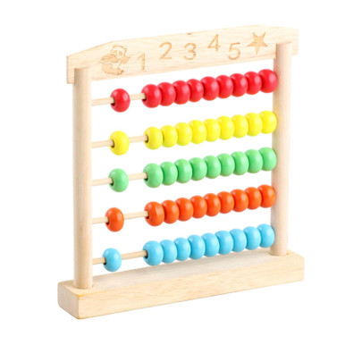 predolo Counting Abacus Toy Wooden Counting Frame, Math Manipulative ...