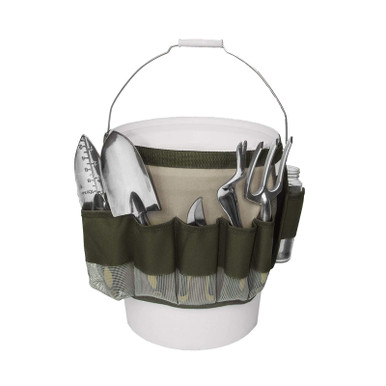 Bucket Tool Bag, Bucket Tool Organizer with Mesh Pockets, Tool ...