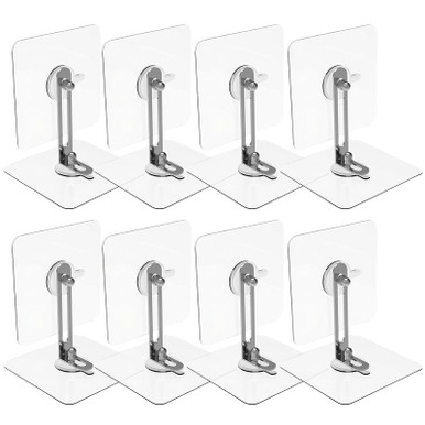 VILLCASE 8 Pcs Furniture Fixing Stickers Furniture Anchors for Bookcase ...