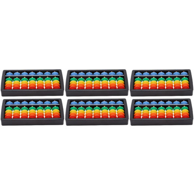 ibasenice 6 Pcs 7 Gears Abacus Abacus Early Educational Toys Kids Bead ...