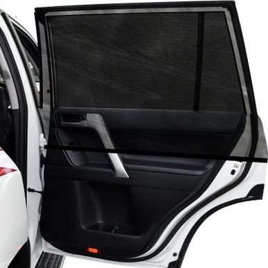 Car Window Shades, 2 Pack Breathable Mesh Side Car Window Sun Shades ...