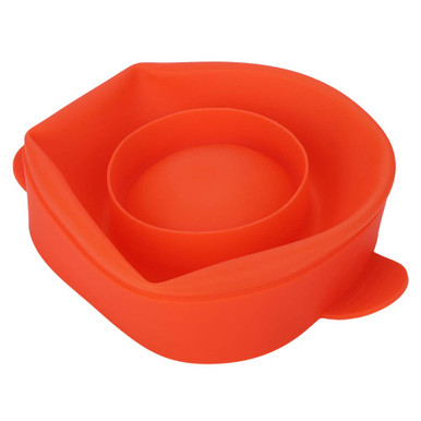 Silicone Collapsible Popcorn Bucket, Red Silicone Microwave Popcorn ...