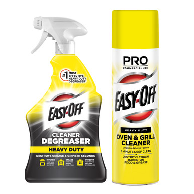 Easy-Off Heavy Duty Bundle - Destroys Baked on Food Grease - 32 Fl Oz ...