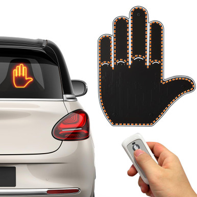 Fenikso Hand Gesture Light for Car, Finger Light Led Car Back Window ...