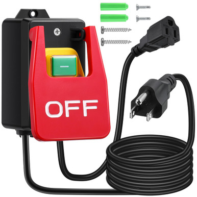 Dreyoo 1 Pack 110V to 120V Single Phase On/Off Switch, Router Table ...