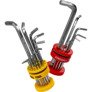 Fireball Tool Fireball Magnetic Hex Key Holders with Keys, Tall Set ...