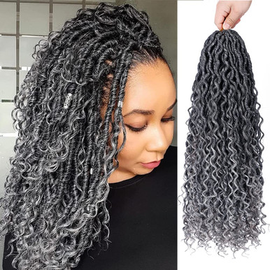 BAOTA Goddess Locs Crochet Hair 10 Inch 7 Packs Faux Locs Crochet Hair ...
