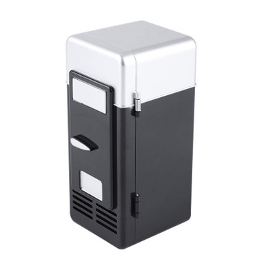 Gavigain Mini Fridge, LED Mini USB Refrigerator Beverage Drink Cans ...