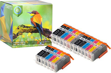 Ink Hero 18 Pack with Gray (Three of Each Color) Ink Cartridges for CLI ...