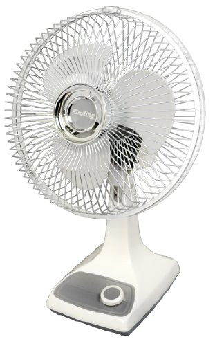 Air King 9154 9-Inch 2-Speed Commercial Grade Oscillating Table Fan ...