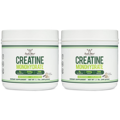 Creatine Monohydrate Powder 1.1lbs (100 Servings of 5 Grams Each ...
