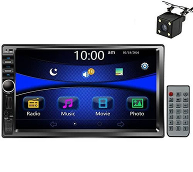 Regetek Car Stereo Double Din 7" Touchscreen in Dash Stereo Car Audio ...