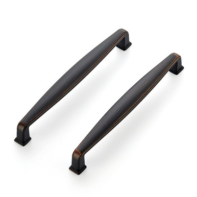 Ravinte 10 Pack Solid 6-1/4 Inch Kitchen Cabinet Handles Oil Rubbed ...