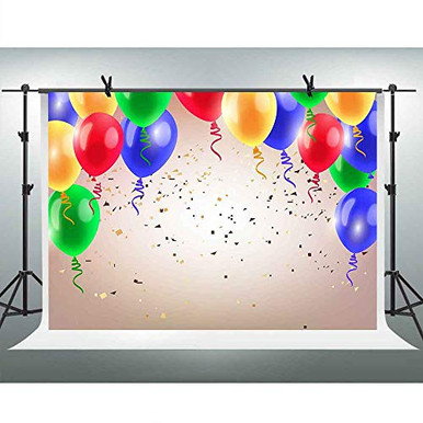 FHZON 10x7ft Colorful Balloons Photography Backdrops Birthday ...