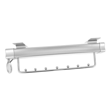 Retractable Clothes Rail Sliding Rail Rack Extending Hanger Rod - Out ...
