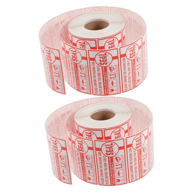 COHEALI 2 Rolls Outer Box Label Package Warning Labels Office Home ...