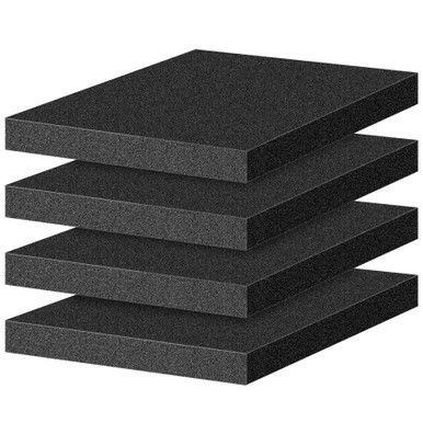 ToLanbbt Polyurethane Foam Sheets, 4P 12 x 12 x 1 Inch Cuttable Tool ...
