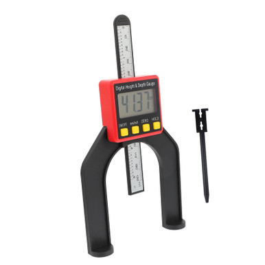 GLEAVI Digital Height Gauge Tool Digital Tread Depth Digital Depth ...