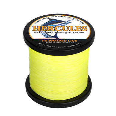 HERCULES Braided Fishing Line 12 Strands, 100-2000m 109-2196 Yards ...