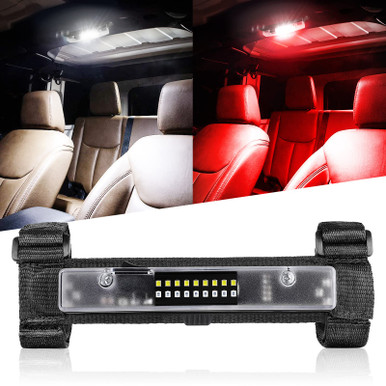 Nirider UTV Interior Light Universal Roll Bar Mount LED Light Utility ...